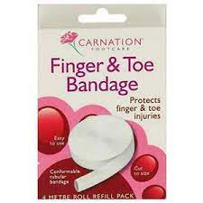 Carnation Finger & Toe Bandage # | Eclipse Pharmacy