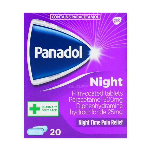 Panadol Night Pain Tablets (P) | Eclipse Pharmacy