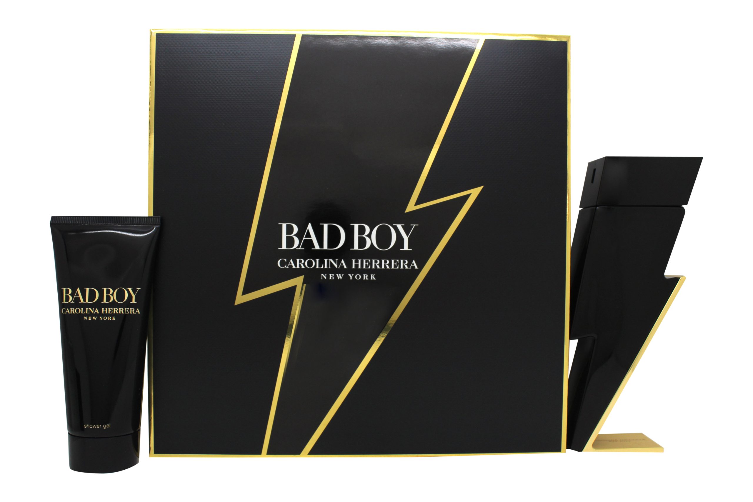 Carolina Herrera Bad Boy Gift Set 100ml EDT 100ml Shower Gel Carolina Herrera Bad Boy Gift Set 100ml EDT 100ml Shower Gel